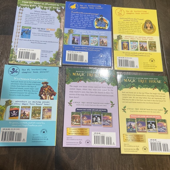 Magic Tree House | Other | Magic Tree House Collection Books 6 Never ...